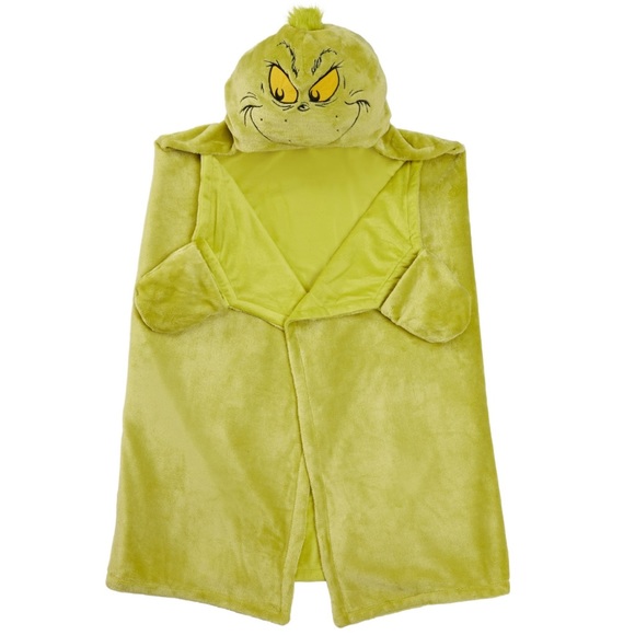 Dr. Seuss | Holiday | Dr Seuss Grinch Hooded Blanket 3x 50 | Poshmark